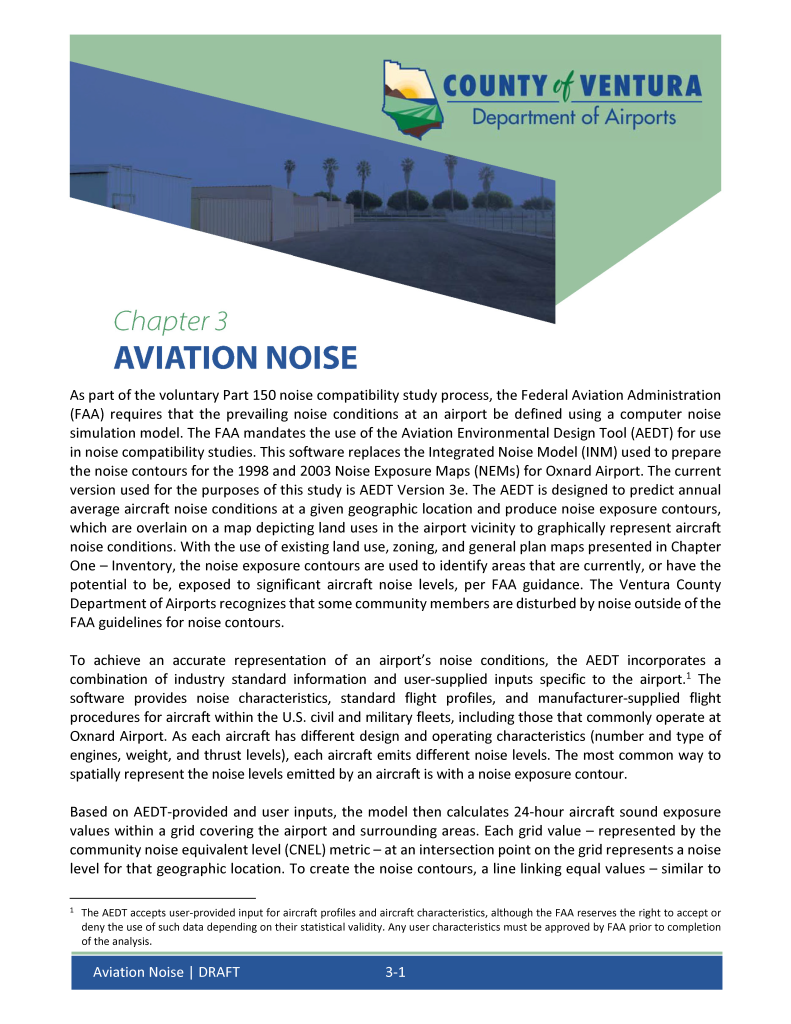 Study Documents / Documentos del Estudio - Oxnard Airport Noise Study